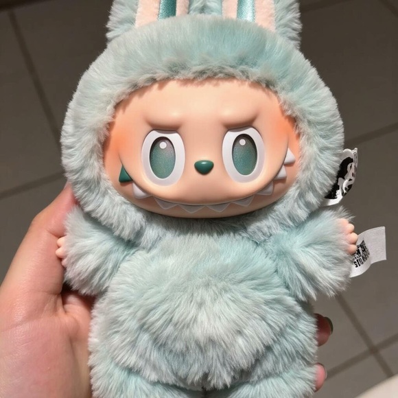 POP MART | Accessories | Pop Mart Labubu Calm Plush Monster Bunny Toy ...